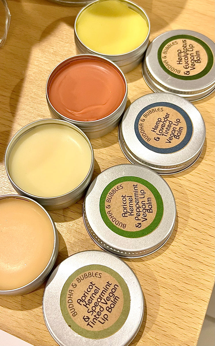 Vegan Lip Balms with Essential Oils – Buddha & Bubbles